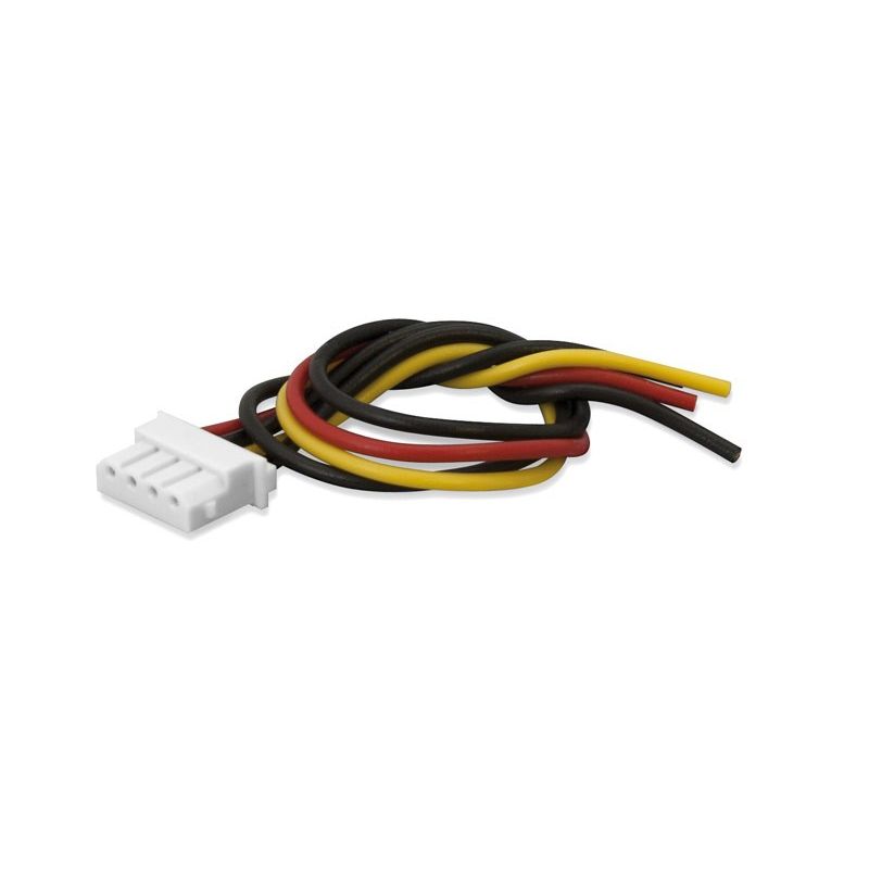 Conector Molex fêmea de 4 pinos e cabos Conectores