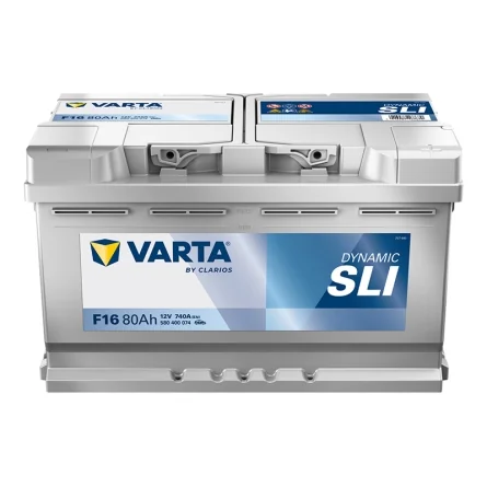 Nova bateria Varta F16 SLI 80Ah Varta De 80Ah a 105Ah